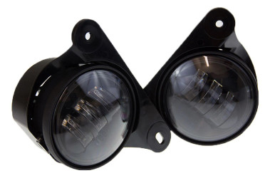 MOPAR 82214785 LED Fog Lights for 07-18 Jeep Wrangler JK Rubicon & 10A ...