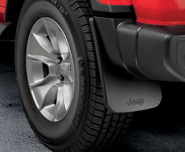 MOPAR 82215333AB Rear Splash Guards for 18-25 Jeep Wrangler JL Non ...