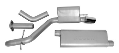 Gibson 17403 Single Cat-Back Performance Exhaust Aluminized for 05-10 ...