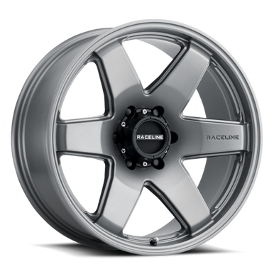 Raceline 942GS-68012-00 942GS Addict Greystone 16x8 5x4.5 4.5 ...