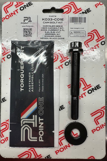 P1 K033-C01E E190 Series Camshaft Bolt Kit for 09-26 5.7L, 15-26 6.2L ...
