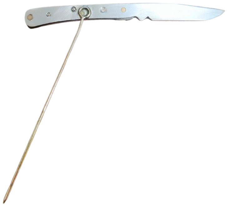 Jerry Bodner Custom Stag Miniature Pin Knife