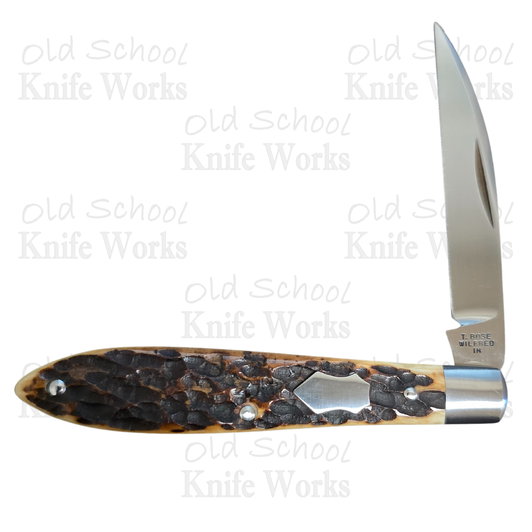 Tony Bose Custom Jigged Bone Wharncliff Teardrop