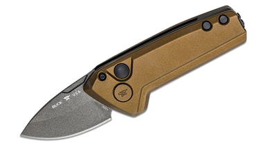 Buck 0839BRS1 Burnt Bronze Mini Deploy Automatic