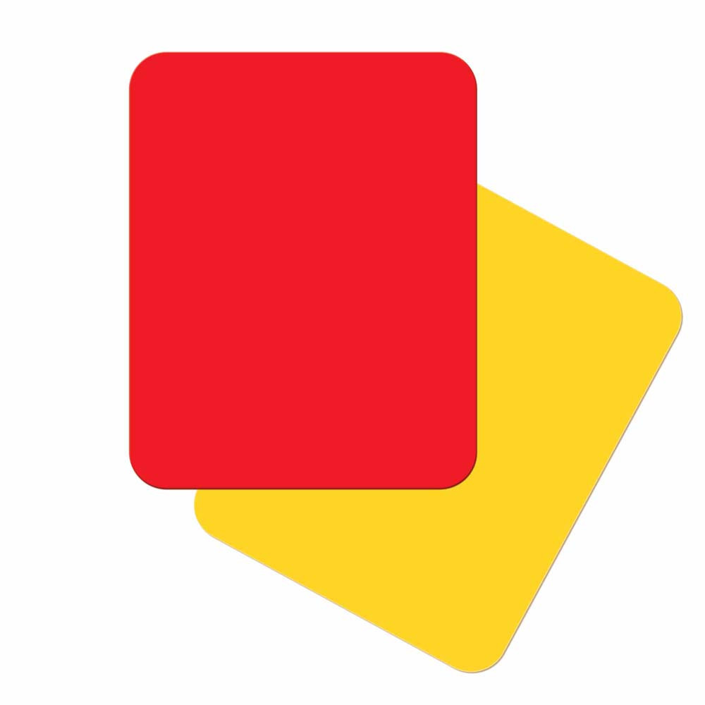 AGORA Referee Red and Yellow Card Set