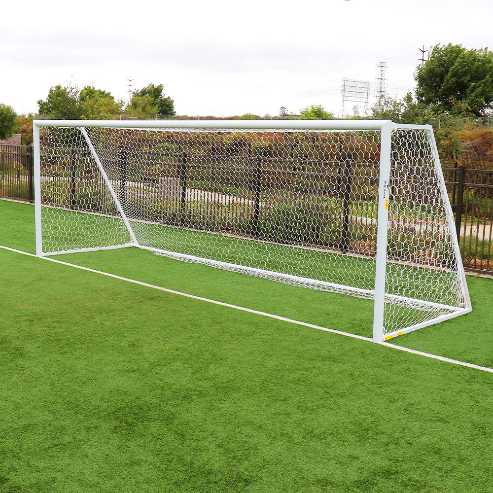 AGORA Euro Pro Full Size Regulation Soccer Goal - 8'x24'