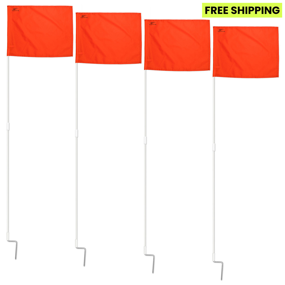 AGORA 6' Fiberglass Trainer Flags - Set of 10