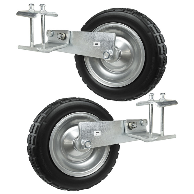 AGORA Never-Deflate Soccer Goal Wheels for Premier Pro Goals - Set of 2