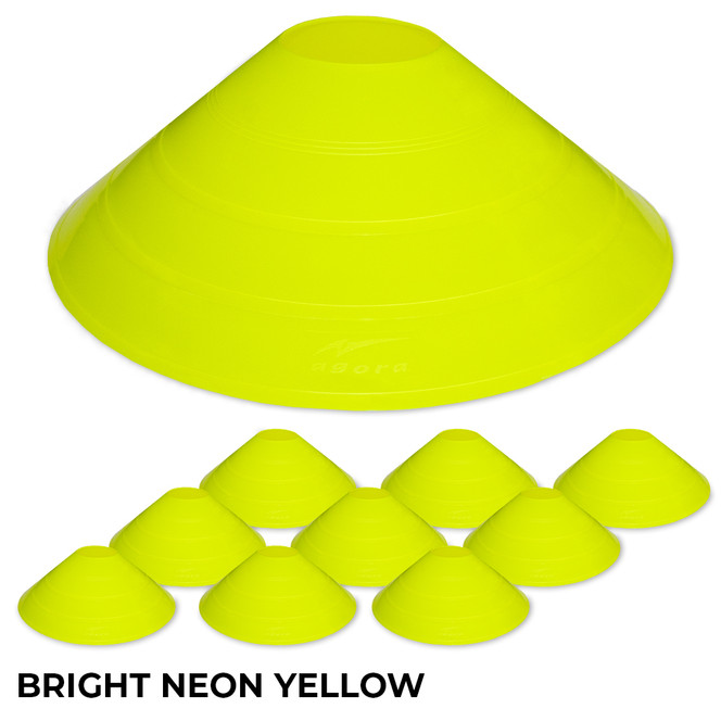 AGORA 12" Large Disc Cones - Set of 10