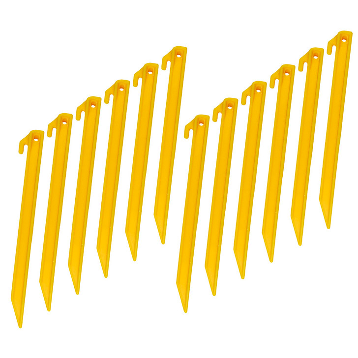 AGORA Plastic Ground Net Pegs - Pack of 12