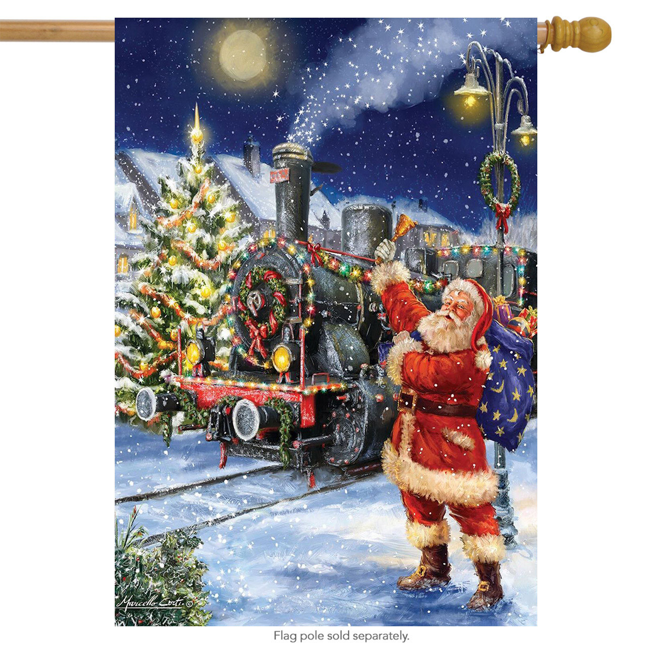 Polar Express House Flag - Briarwood Lane- Wholesale Partners