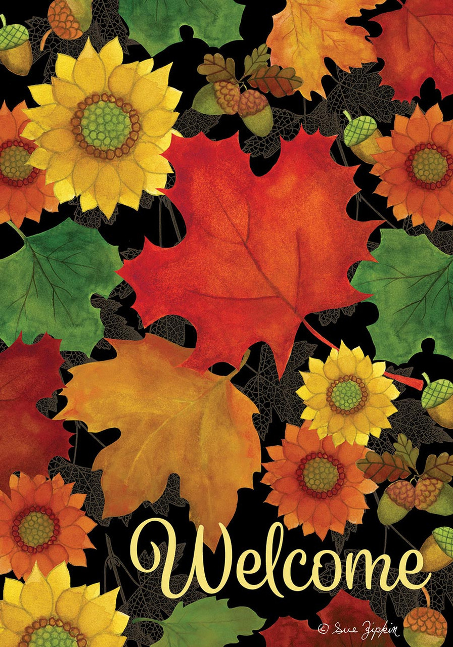 Fall Foliage House Flag - Briarwood Lane- Wholesale Partners