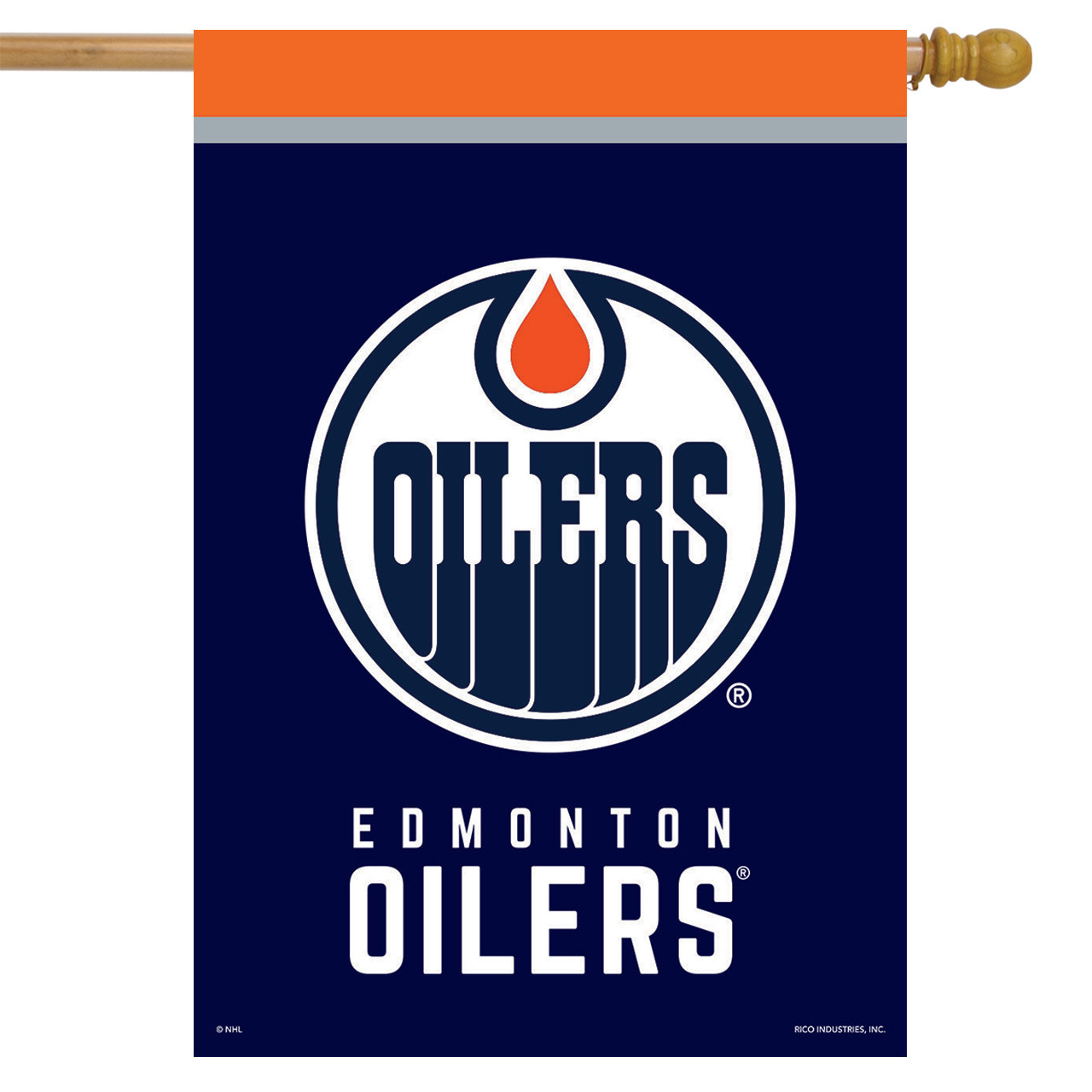 Edmonton Oilers NHL House Flag - Briarwood Lane- Wholesale Partners