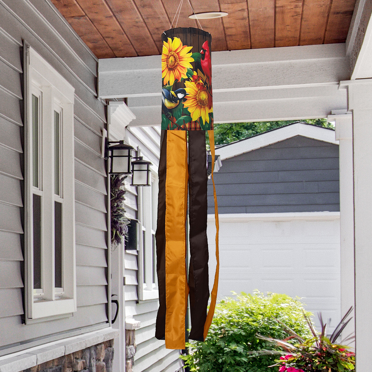 Fall Birds and Sunflowers Windsock Wind Twister - Briarwood Lane ...
