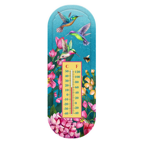 Springtime Hummingbirds Metal Thermometer - Briarwood Lane- Wholesale ...
