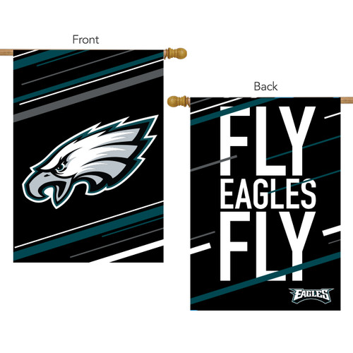 Philadelphia Eagles Slogan Double-Sided NFL House Flag - Briarwood Lane ...