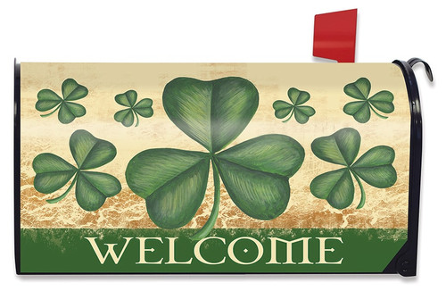 Shamrock Welcome Mailbox Cover - Briarwood Lane- Wholesale Partners