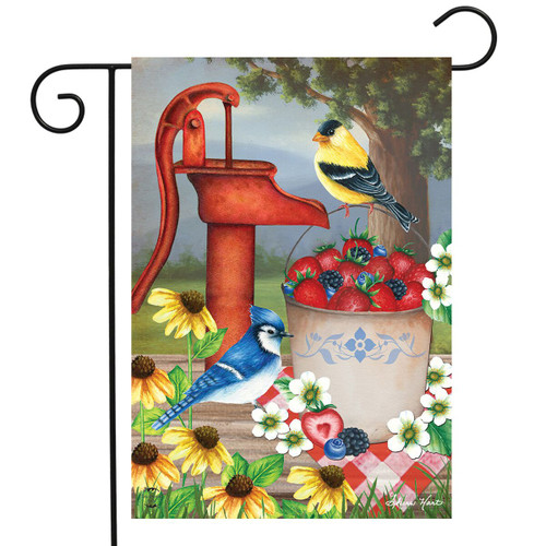 Berry Bounty Garden Flag - Briarwood Lane- Wholesale Partners