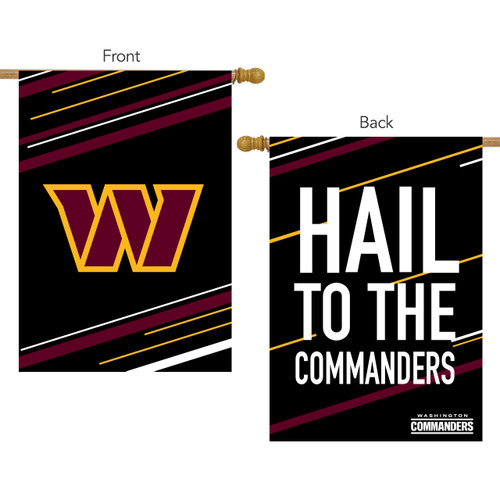 Washington Commanders Slogan Double-Sided NFL House Flag - Briarwood ...