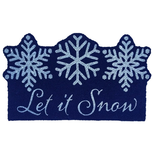Dancing Snowflakes Coir Doormat (Case Pack - 4) - Briarwood Lane ...