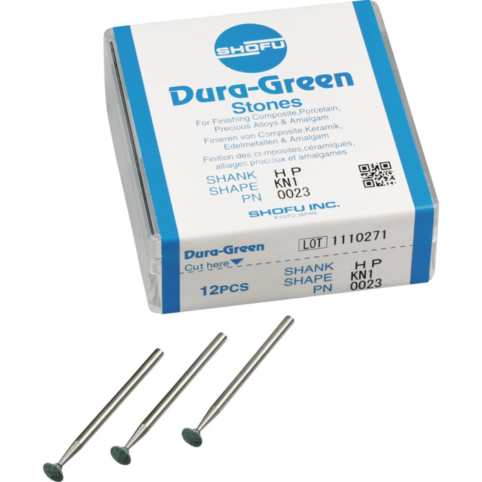 Dura-Green bricks Pack of 12 pieces KN1, HP, ISO 050 - Odonto