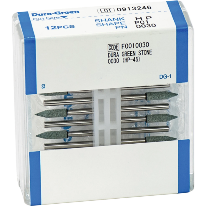 Dura-Green bricks Pack of 12 pieces PC1, HP, ISO 030 - Odonto