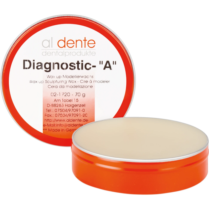 Diagnostic wax Tin 70 g, A - Odonto