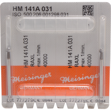 Kirurgisk bor HM 141 2 krysskutt, RA XL, figur 001, ISO 031 - Odonto