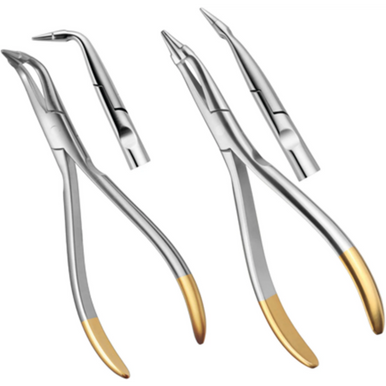 Universal tang sett med 2 (OK, UK), 15 cm, fine TC-spisser - Odonto