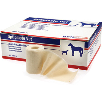 Optiplaste 7.5cm Adhesive Elastic Bandage - ZebraVet