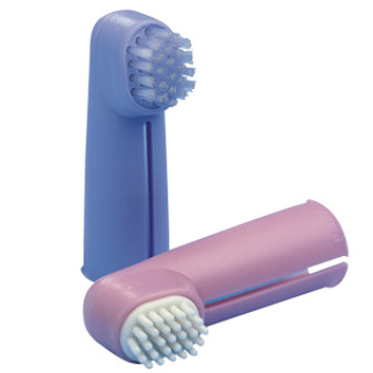 Finger Tooth Brush 2pk - ZebraVet