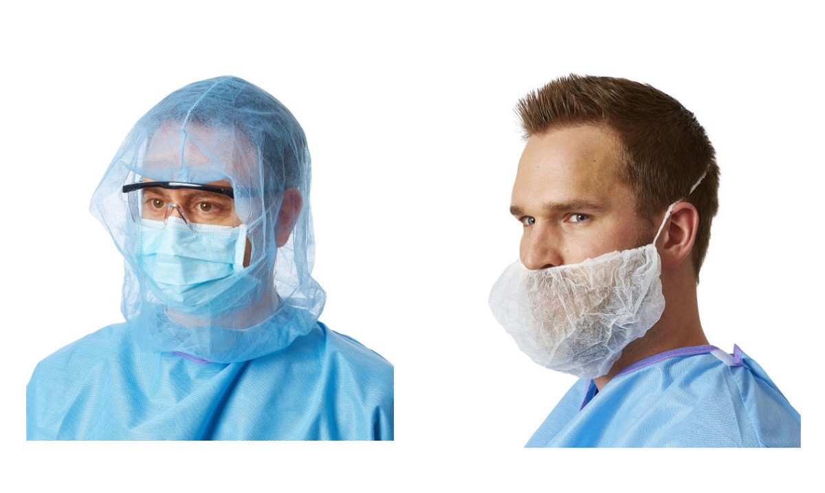 Surgeons Head and Beard Covers - ZebraVet