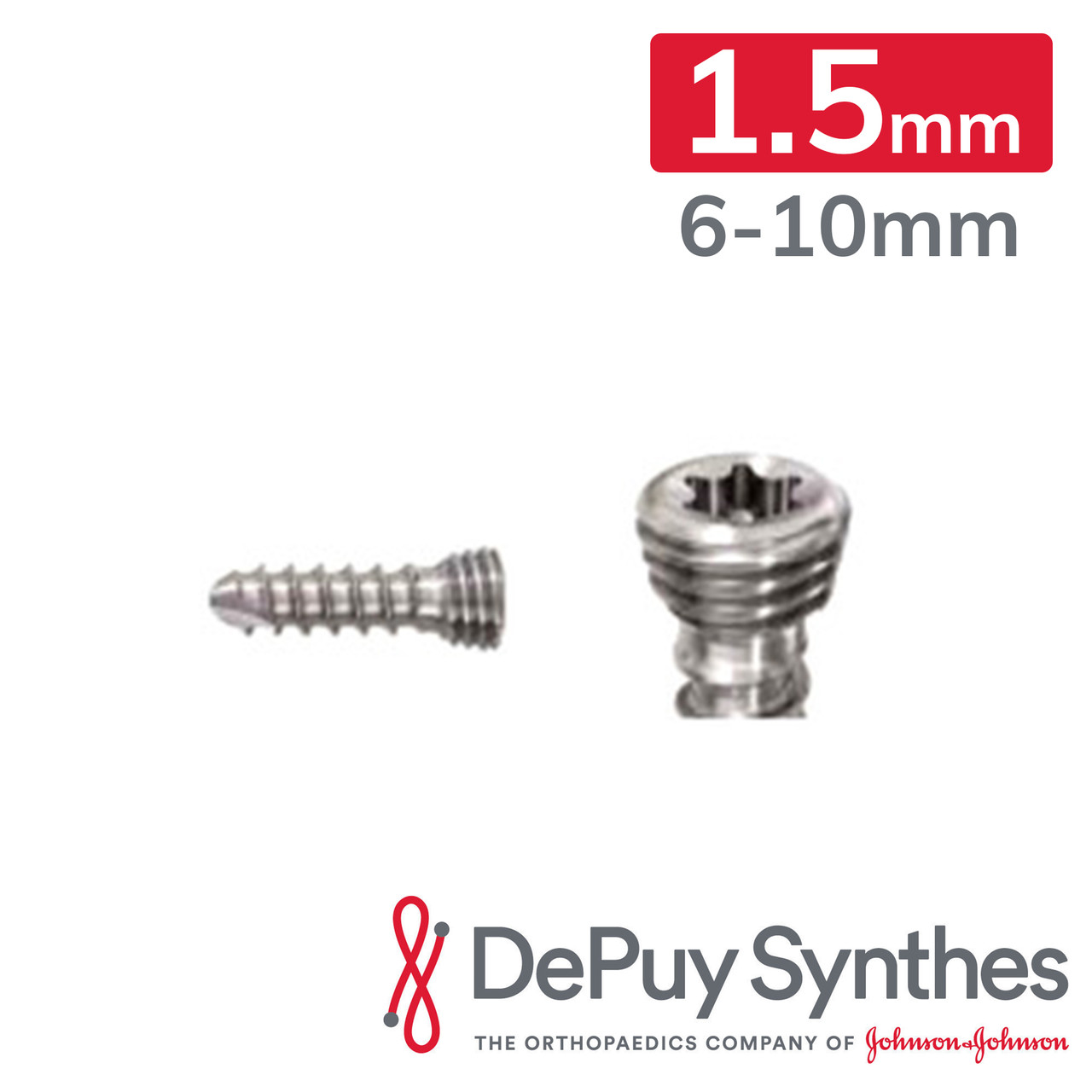 1.5mm LCP Modular System - Locking Screws: 6-10mm - ZebraVet