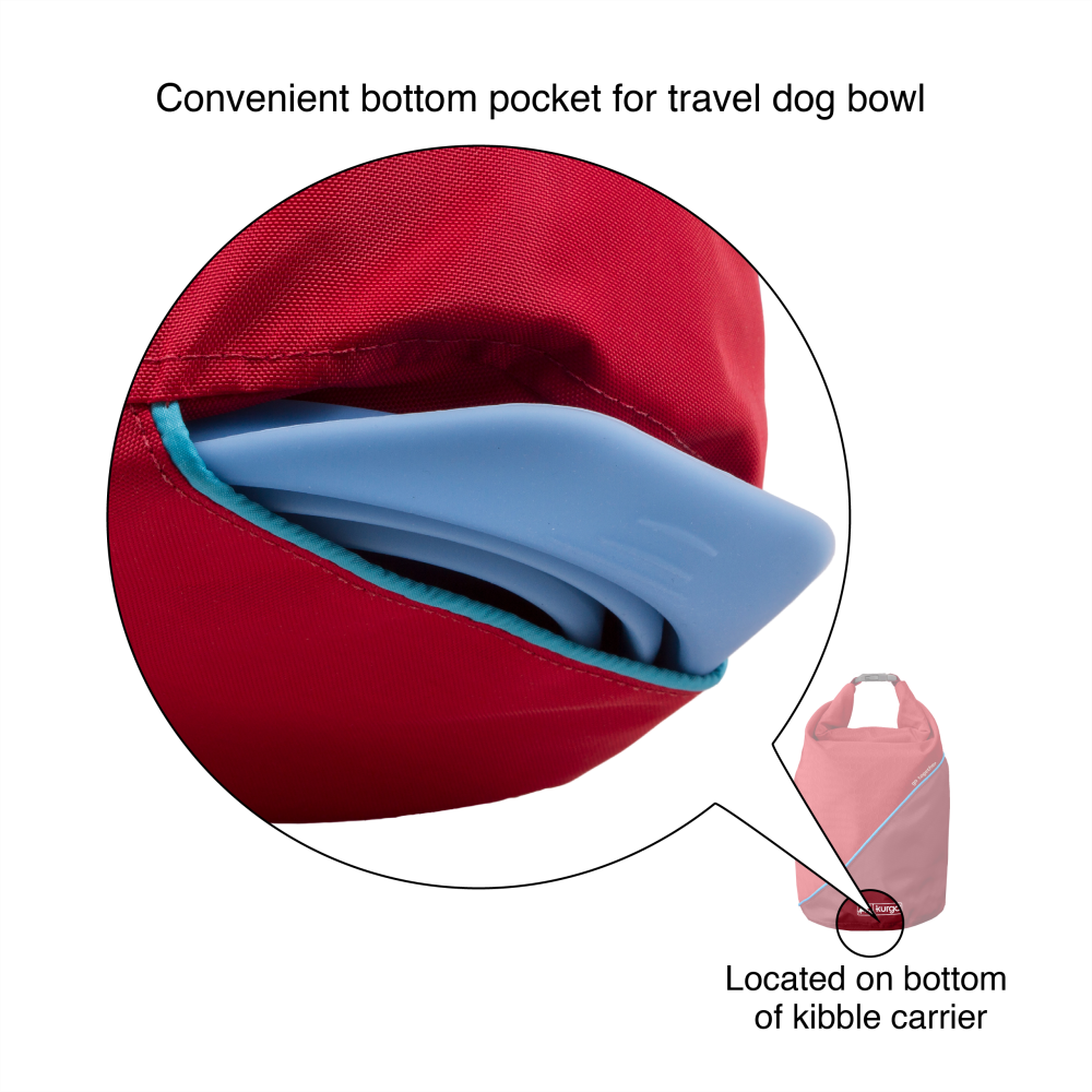 Kurgo Kibble Carrier, Coastal Blue - ZebraVet