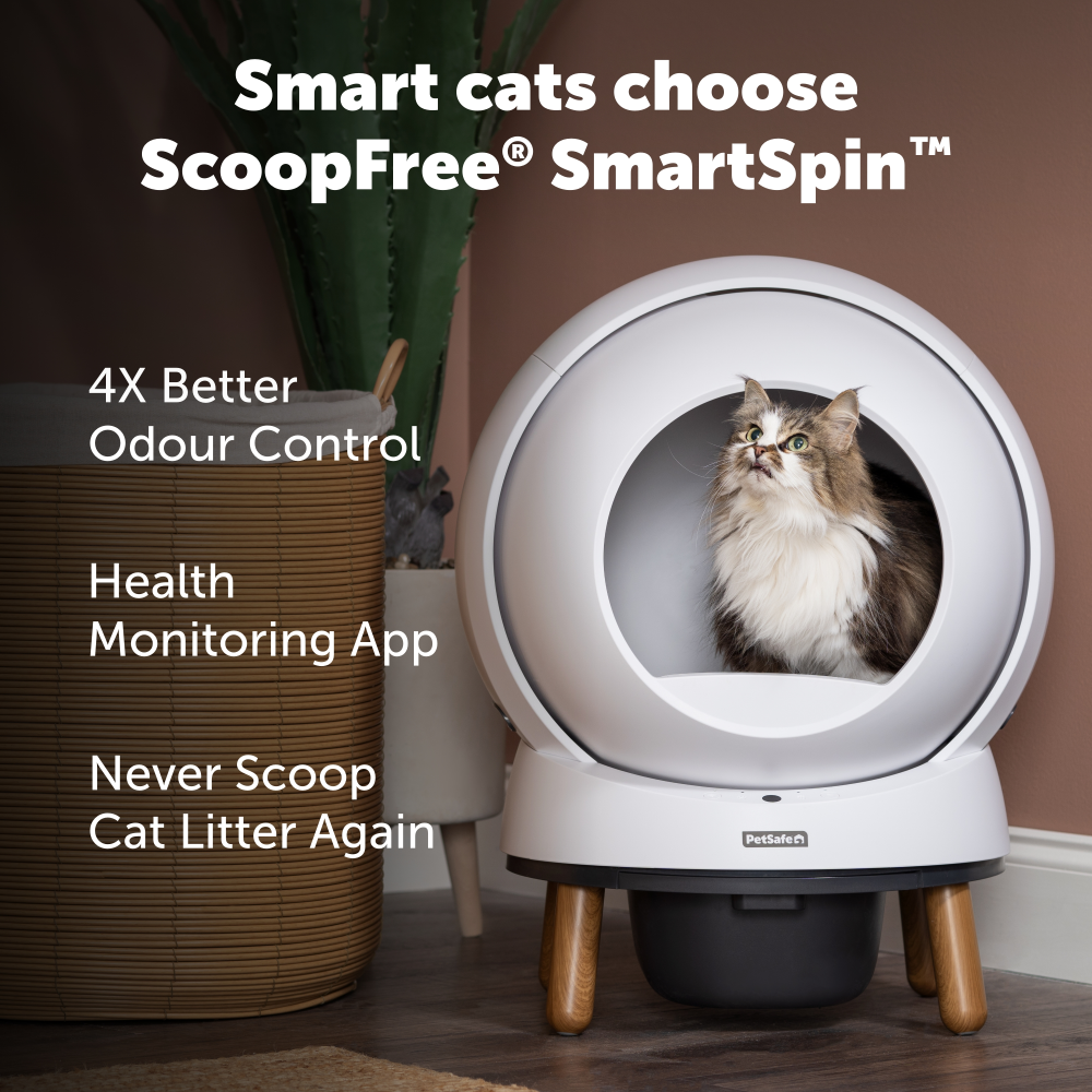 PetSafe® ScoopFree SmartSpin™ Self-Cleaning Litter Box - ZebraVet