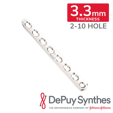 3.5mm LCP Narrow Plates 3.3mm Thick: 2-10 Hole - ZebraVet