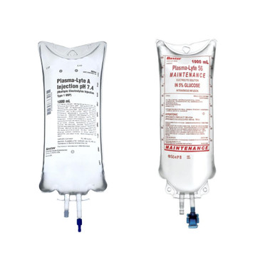 Baxter Intravenous Fluids - Plasma-lyte - ZebraVet