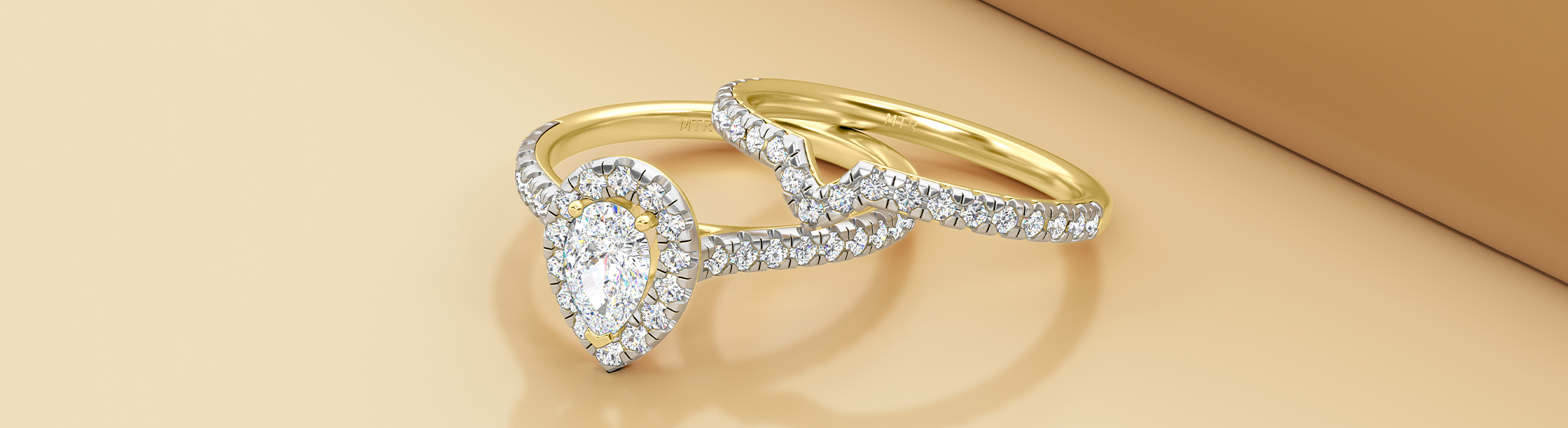 Matching Bridal Ring Sets - Engagement Ring and Ladies Band