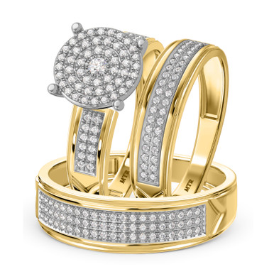 Trio wedding sets under $500 store