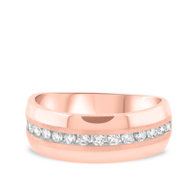 Orson 1/2 ct tw. Mens Band 14K Rose Gold - My Trio Rings