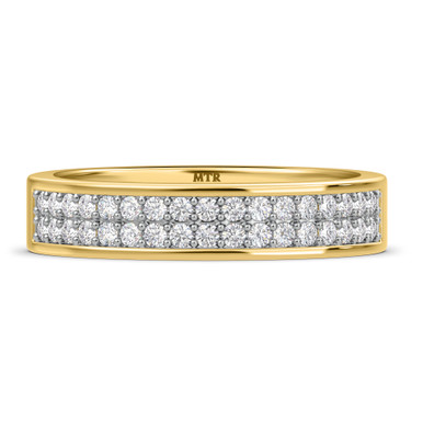 Marline 2/3 ct tw. Mens Band 14K Yellow Gold - My Trio Rings