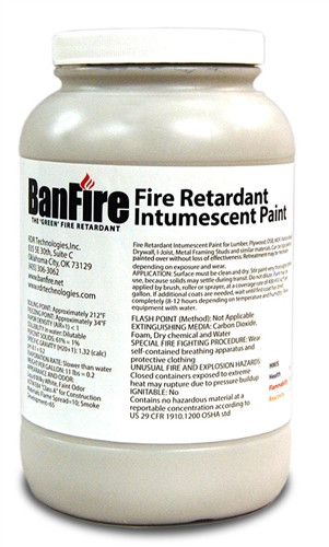BanFire Intumescent Fire Retardant Paint