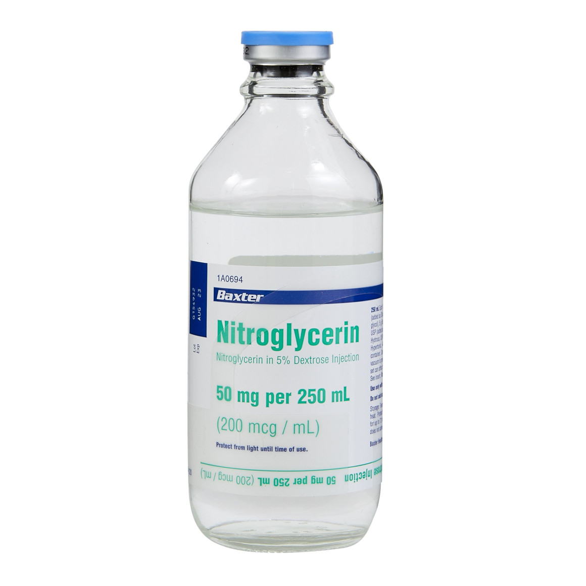 Nitroglycerin 50mg/250ml 5% Dextrose 250ml - Medex Supply