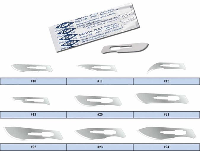 Alcon I-Knife II Disposable Screw-In Tip & Blade, 15 Degree Angle Blade ...