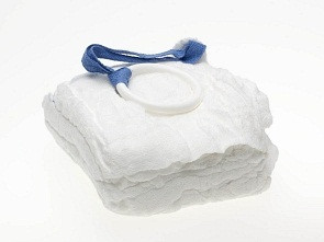 Medline Pre-Washed Lap Sponges with Ring, Sterile, X-Ray Detectable, 18 ...