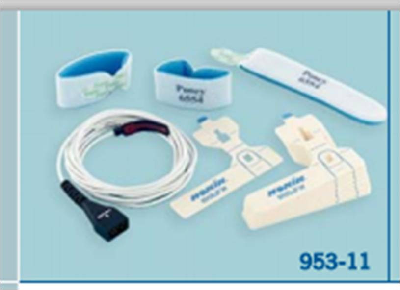 Respironics Reusable Sensors - Adult Flex, 3 Meter Cable - Medex Supply