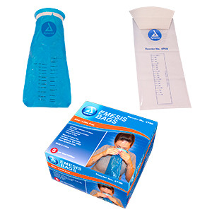 Emesis Bag Eme-Bag Polyethylene Blue 24/Pk - Medex Supply
