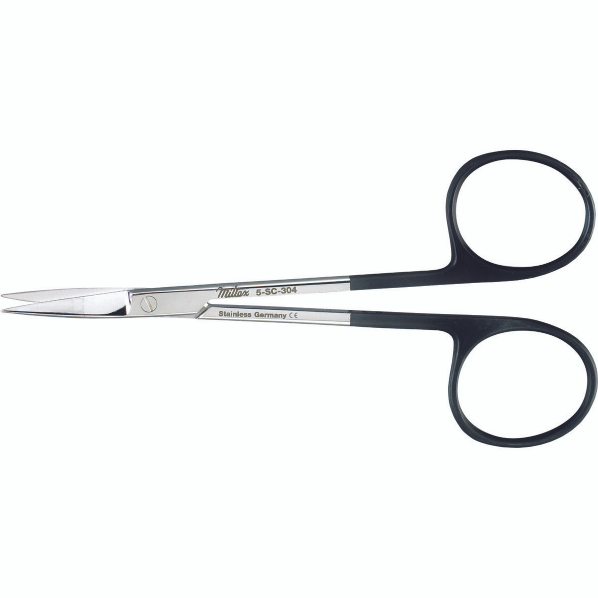 Miltex Iris Scissors, 4-5/8" (116mm), Supercut, Straight, Sharp/Sharp ...