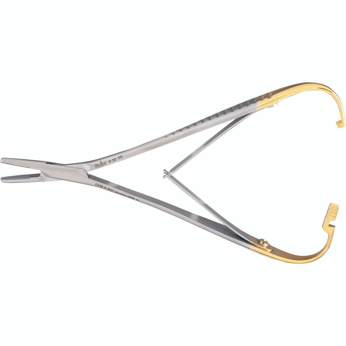 Mathieu Needle Holder, 6-1/4" (15.9cm), Serrated Jaws, 2600 Teeth Psi ...