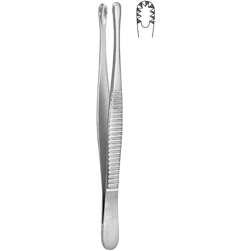 Meisterhand Russian Tissue Forceps, 6" (151mm), MH6-142 - Medex Supply